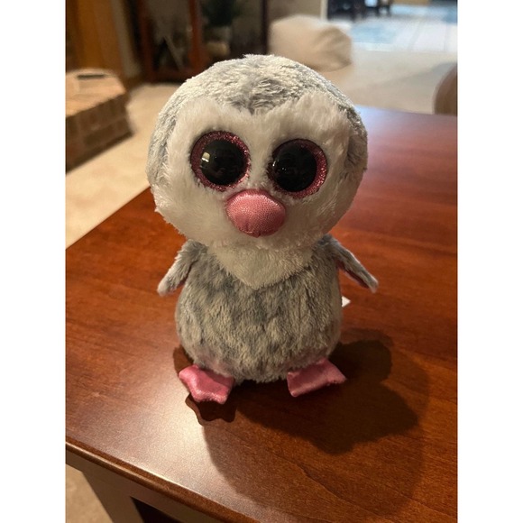Beanie Babies | Toys | Ty Olive Beanie Boos Owl Penguin Plush Claires ...
